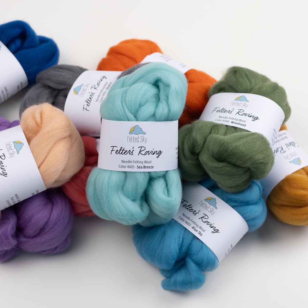 Felter's Roving - 1 oz – Felted Sky