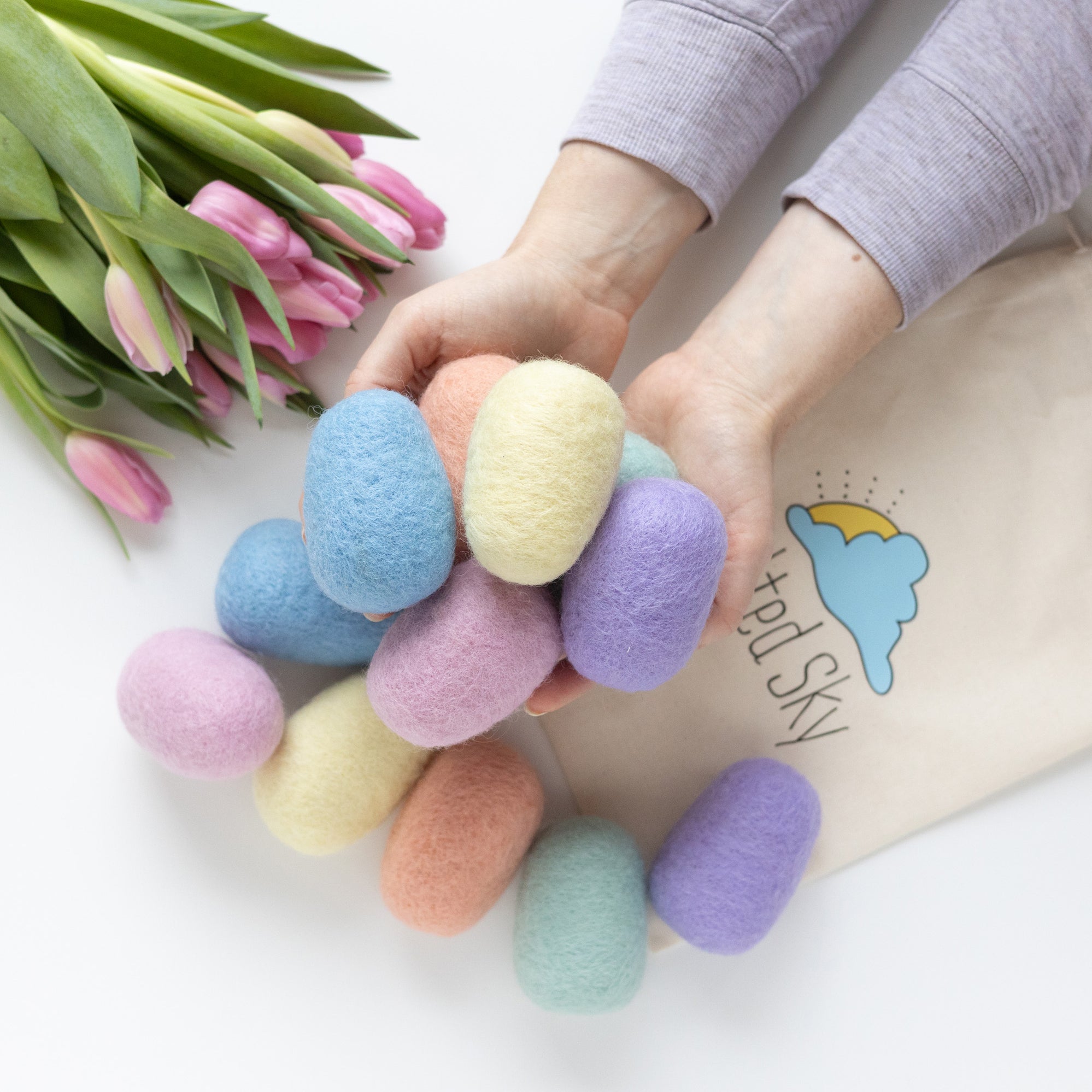 Things To Felt On– Felted Sky