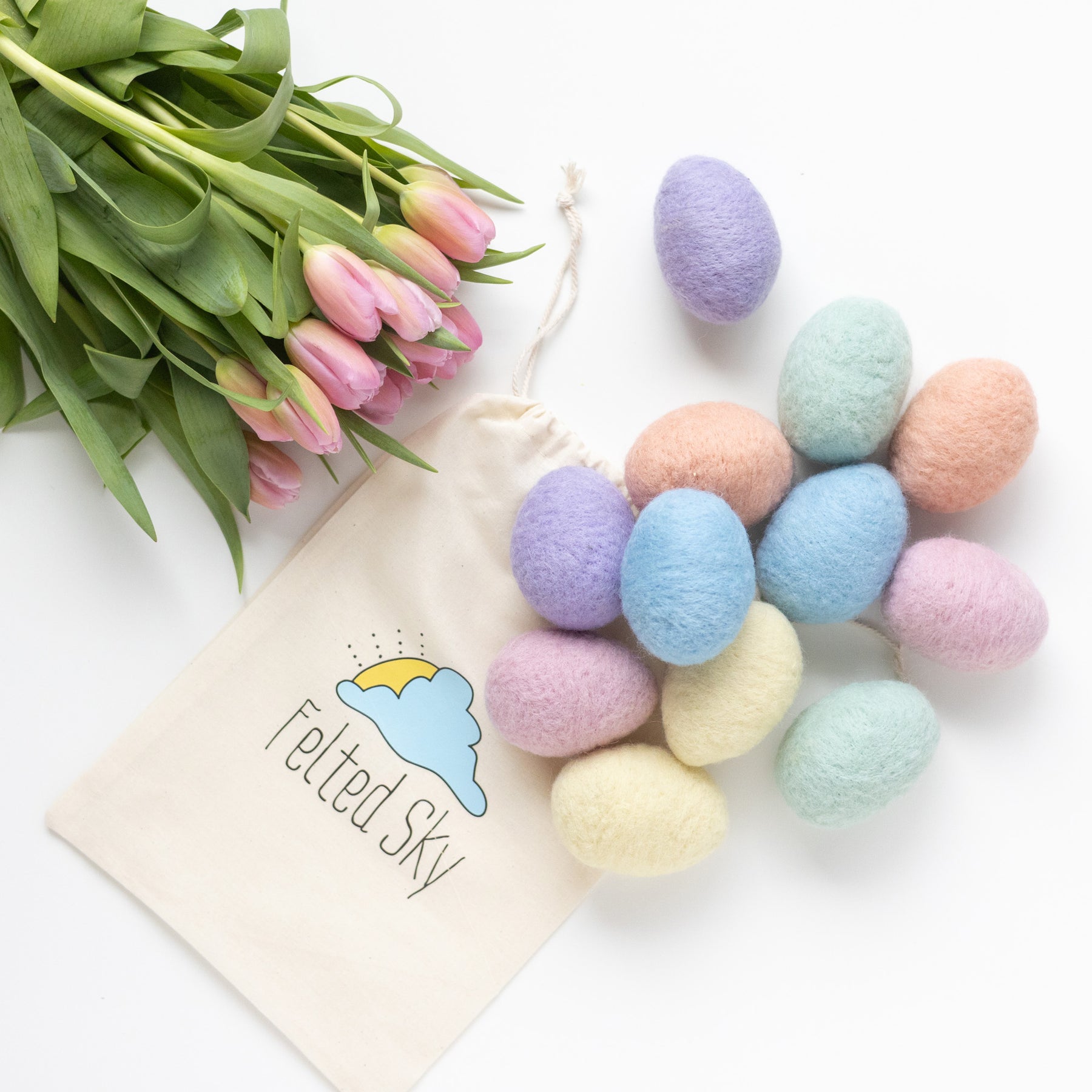 Things To Felt On– Felted Sky