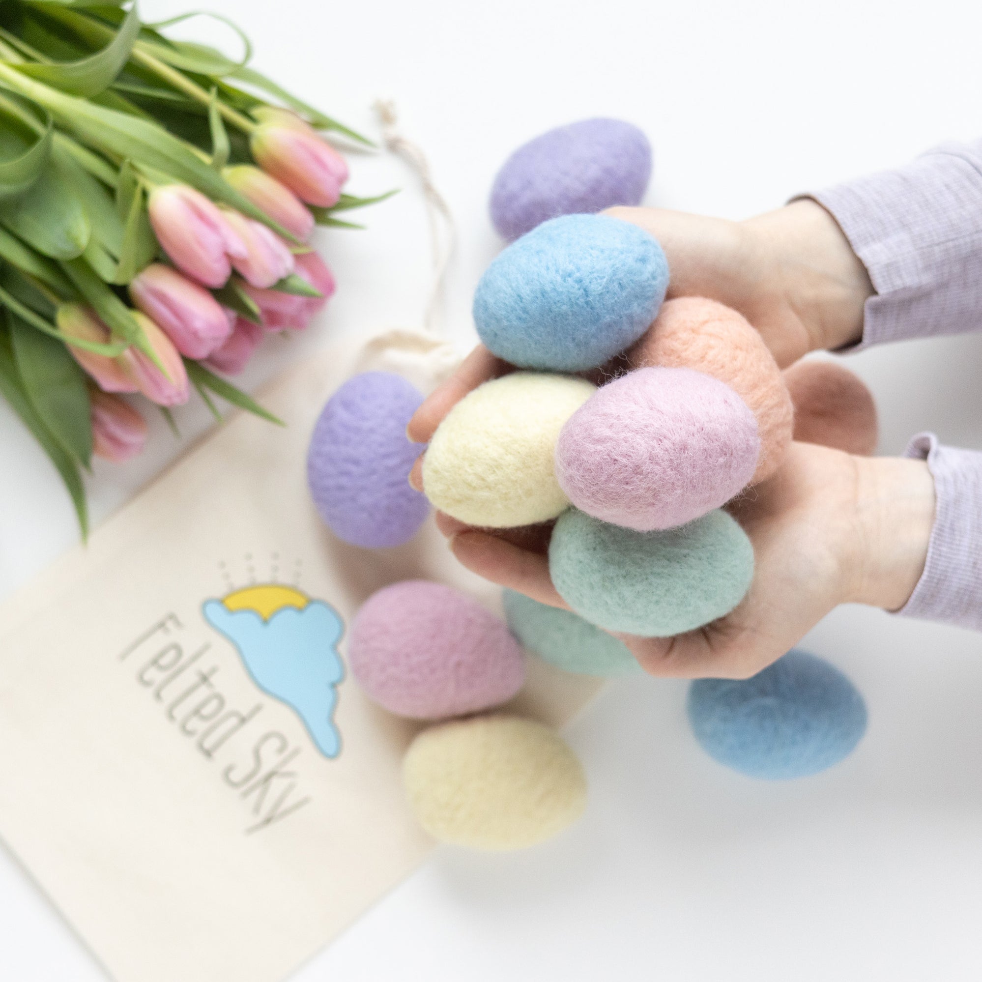 Things To Felt On– Felted Sky