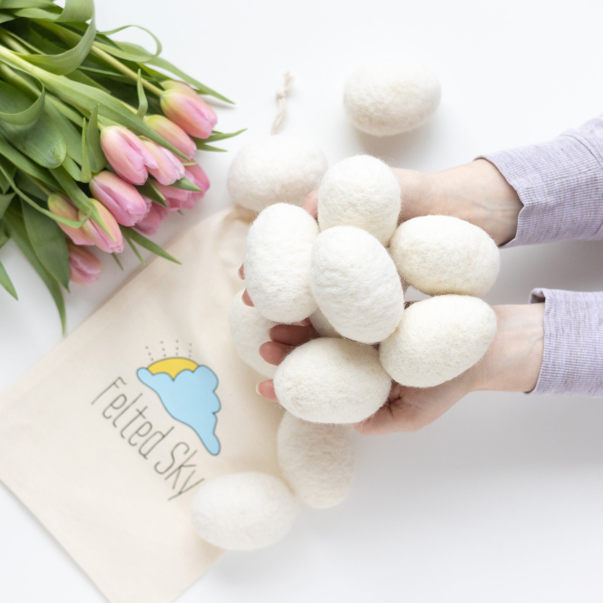 Things To Felt On– Felted Sky