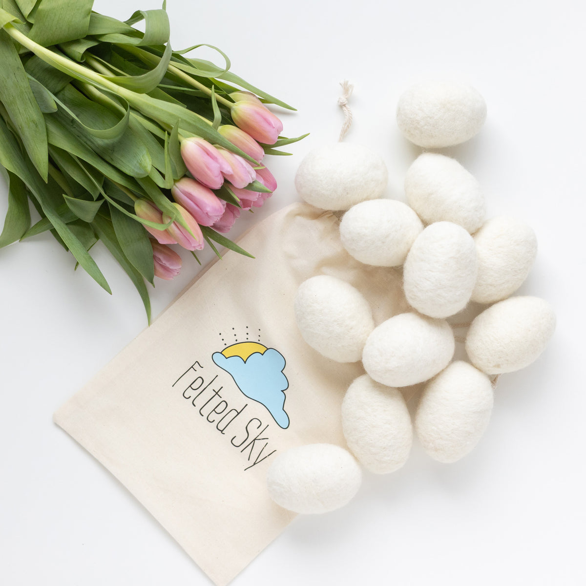 Things To Felt On– Felted Sky