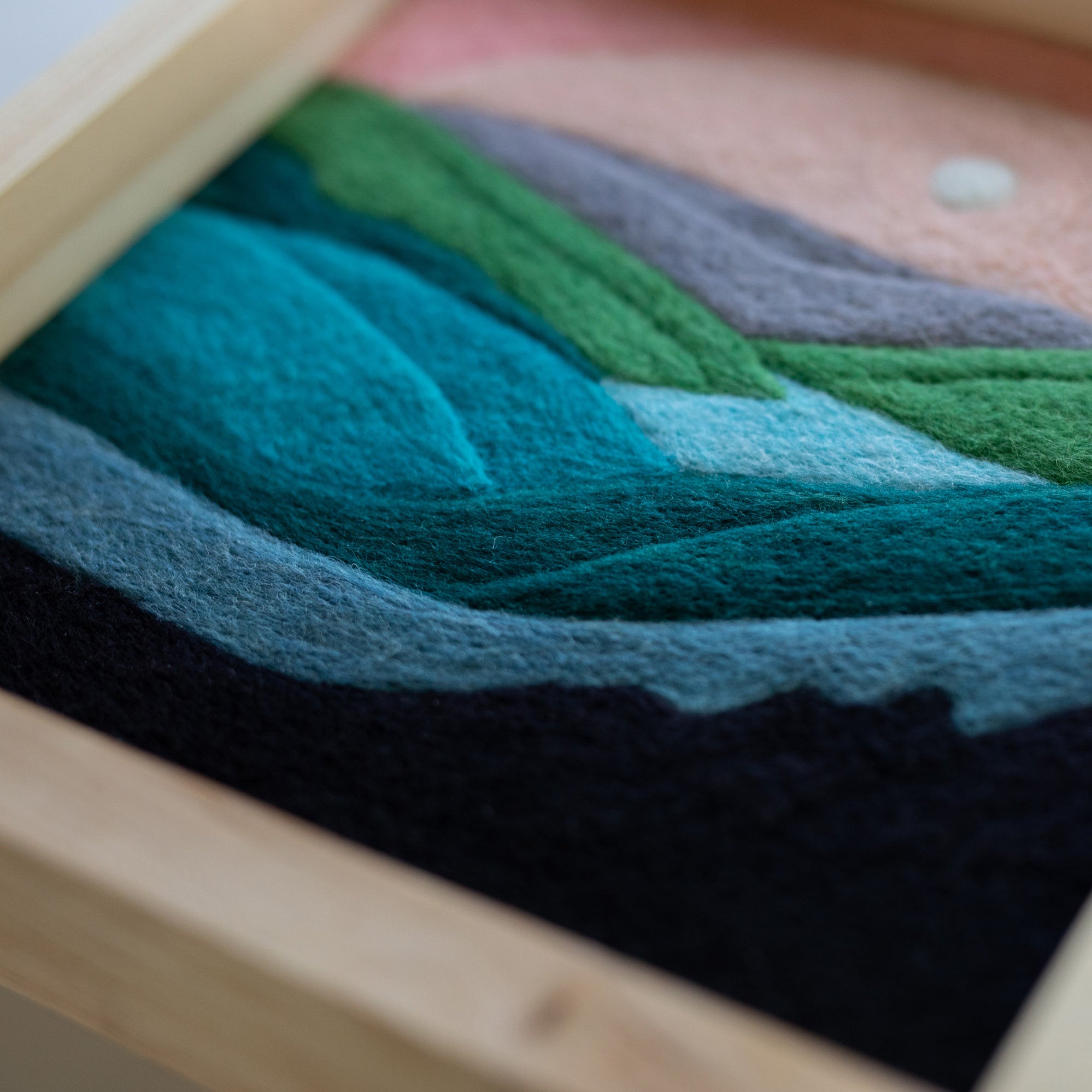 Coloring with Wool Kits– Felted Sky