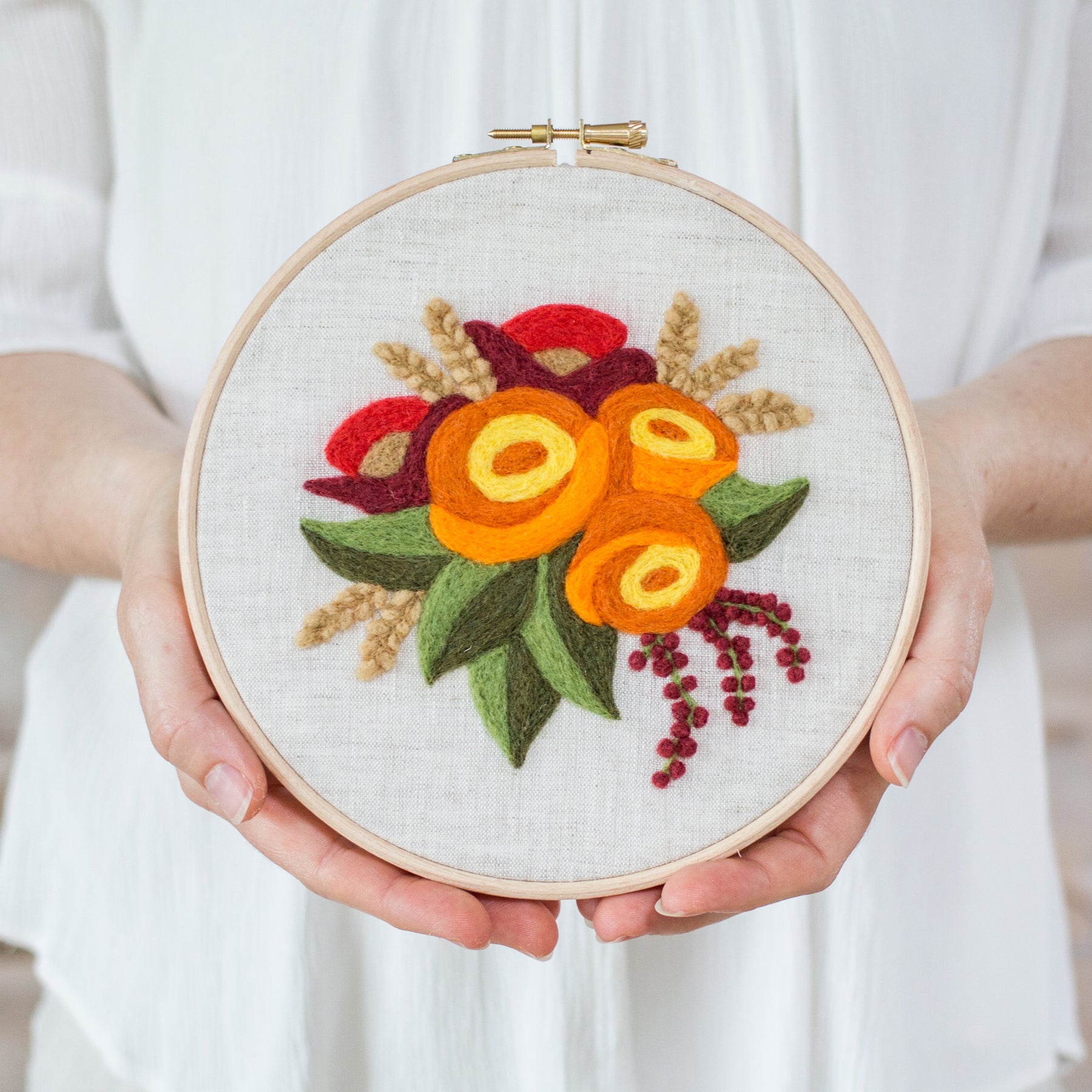 Coloring with Wool Kits– Felted Sky