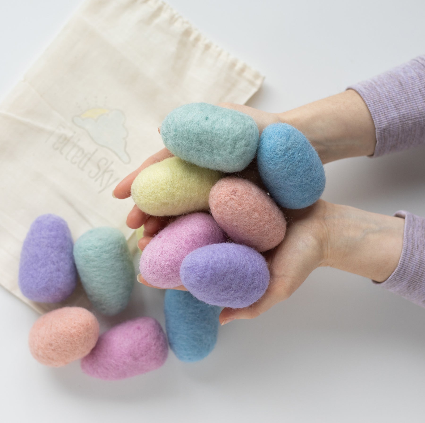 Things To Felt On– Felted Sky