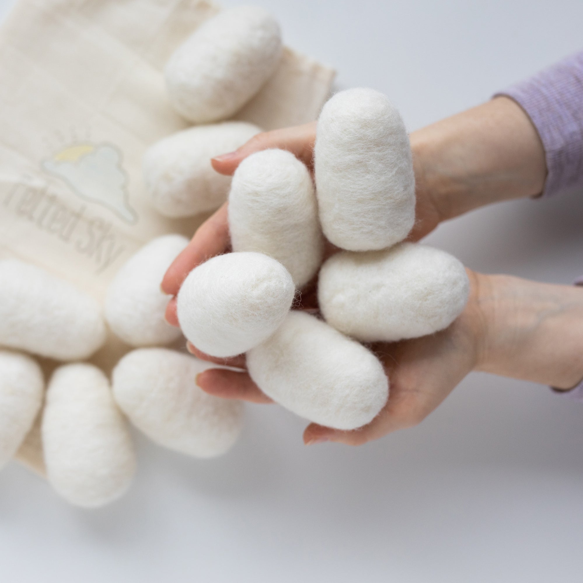 Things To Felt On– Felted Sky