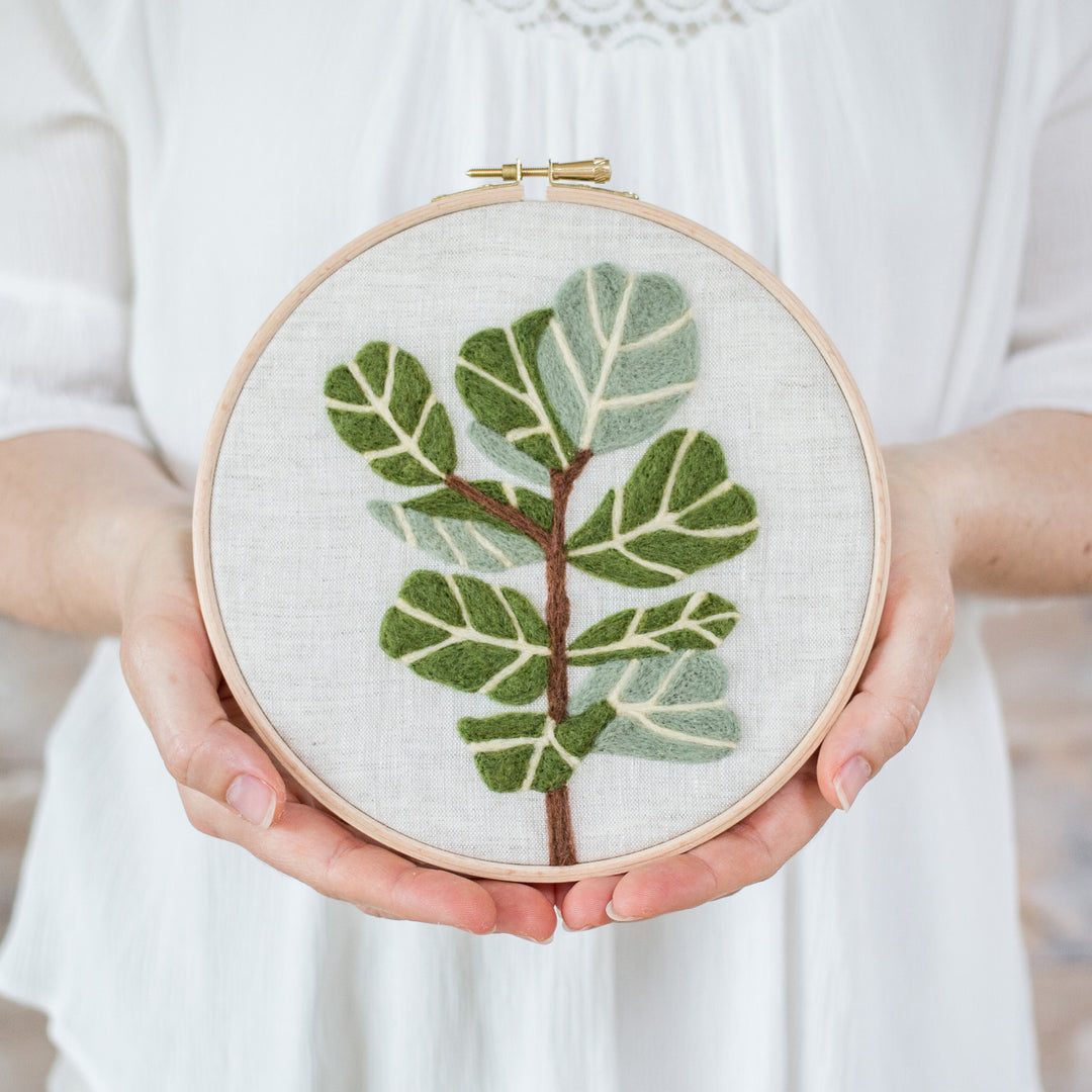 Fiddle-Leaf Fig Needle Felting Kit – Felted Sky