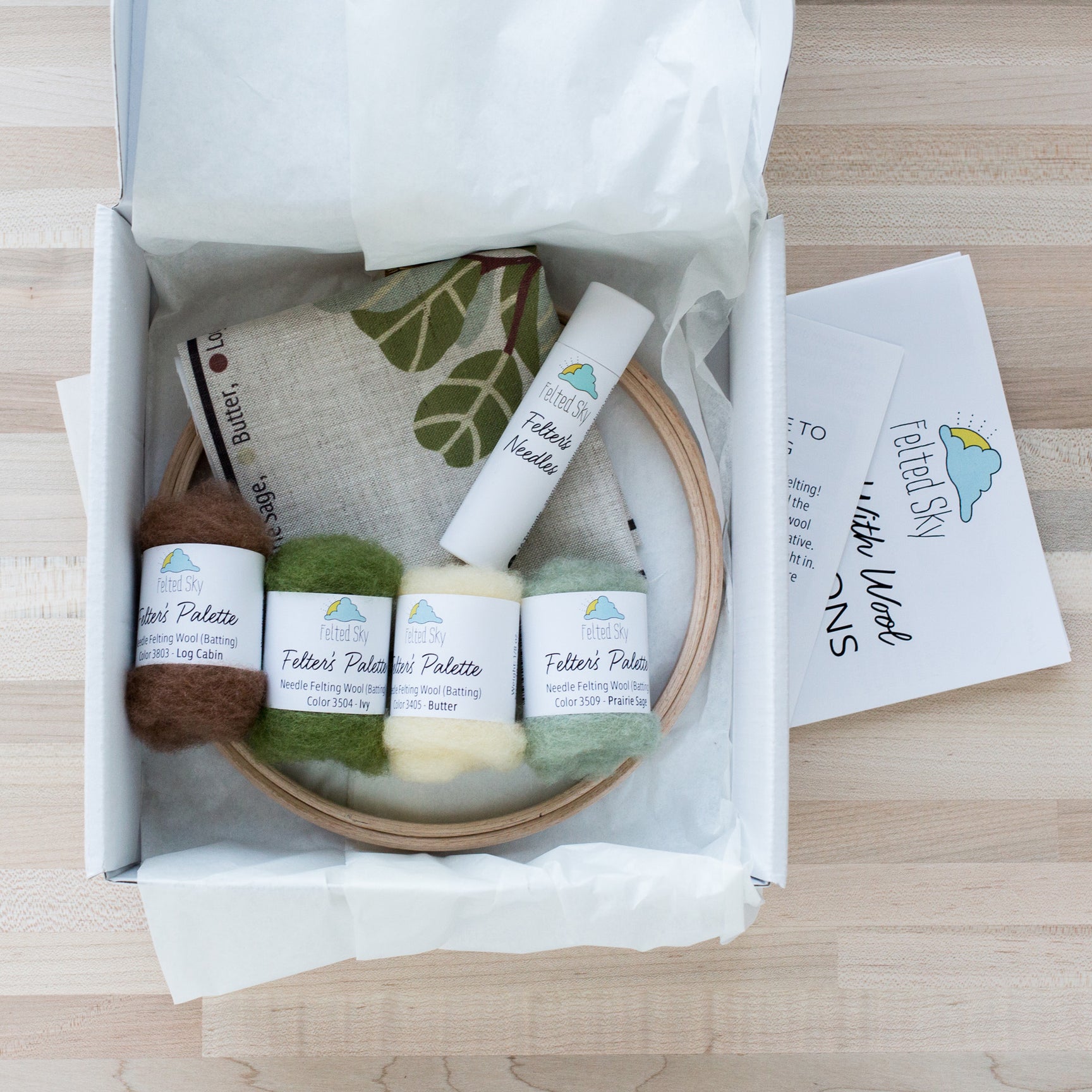 Fiddle-Leaf Fig Needle Felting Kit – Felted Sky