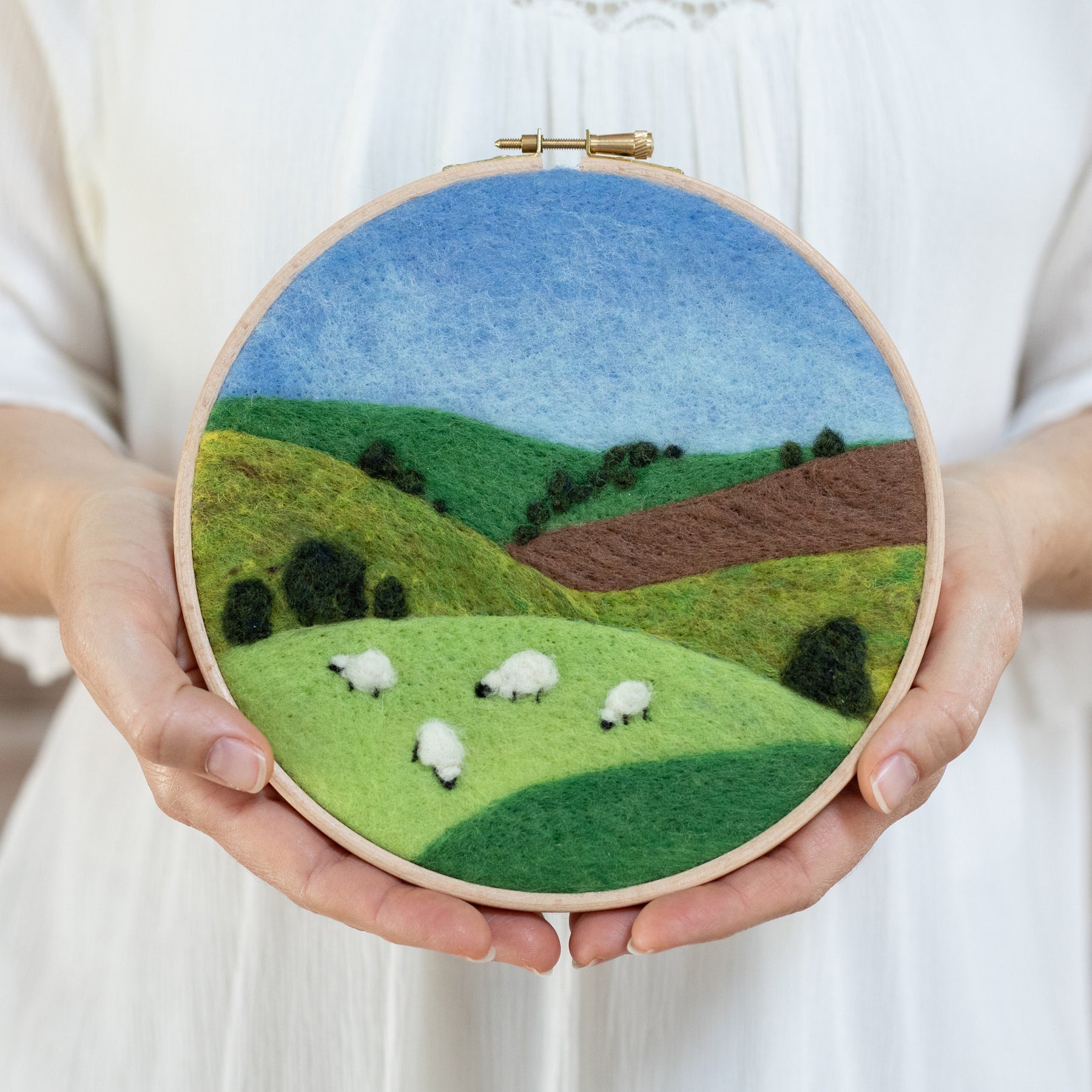 Painting with Wool Kits– Felted Sky