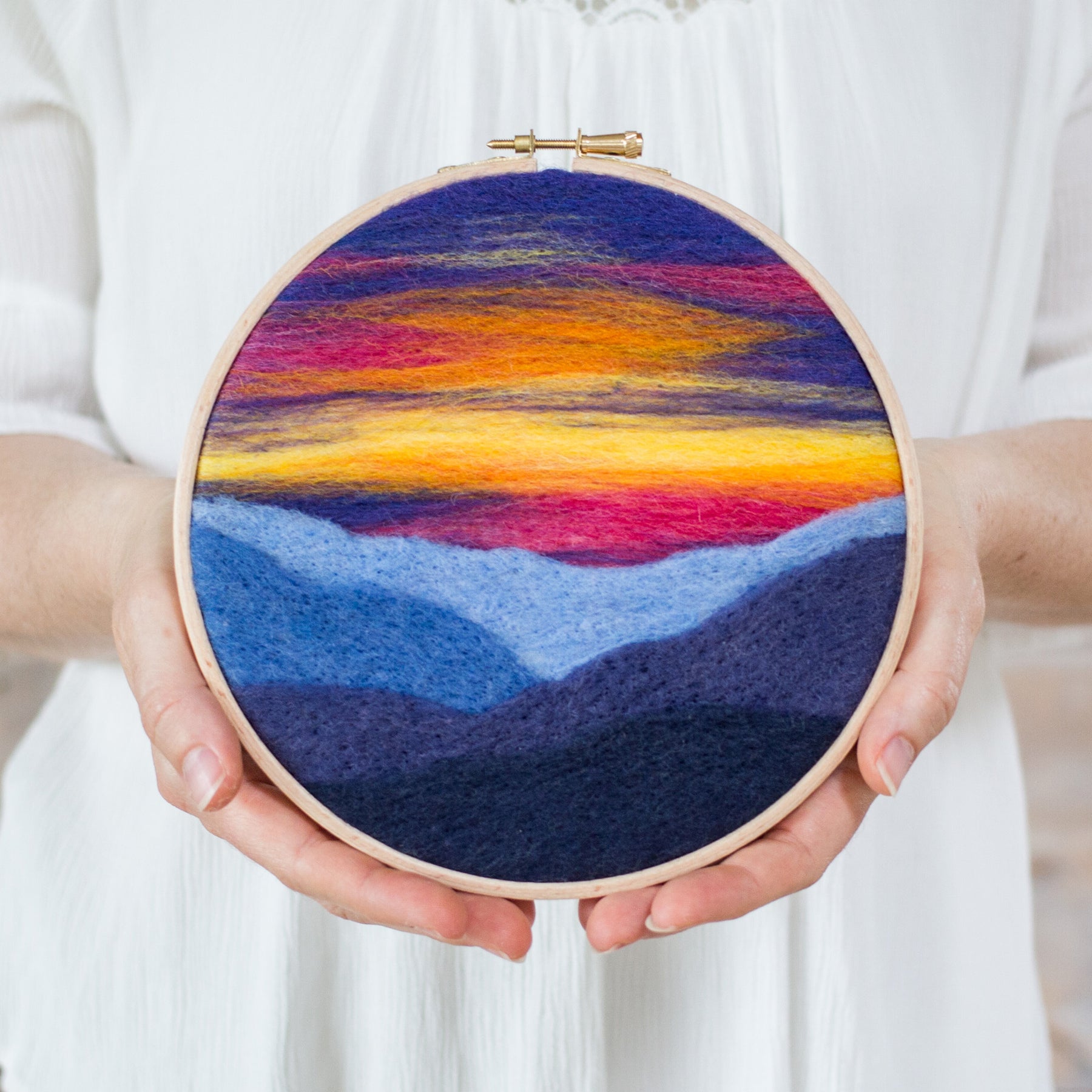 Painting with Wool Kits– Felted Sky