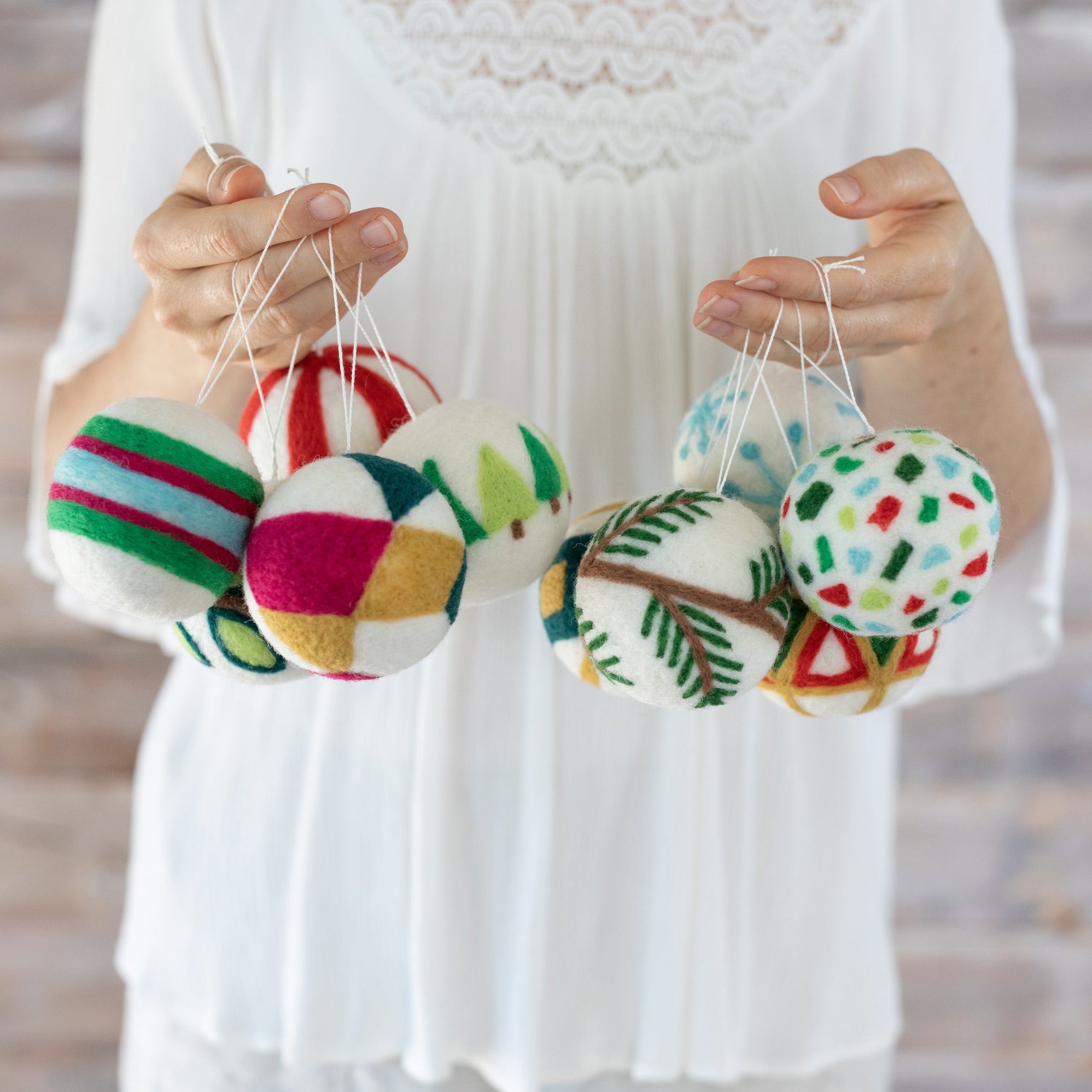 Ornament Party Needle Felting Kit– Felted Sky