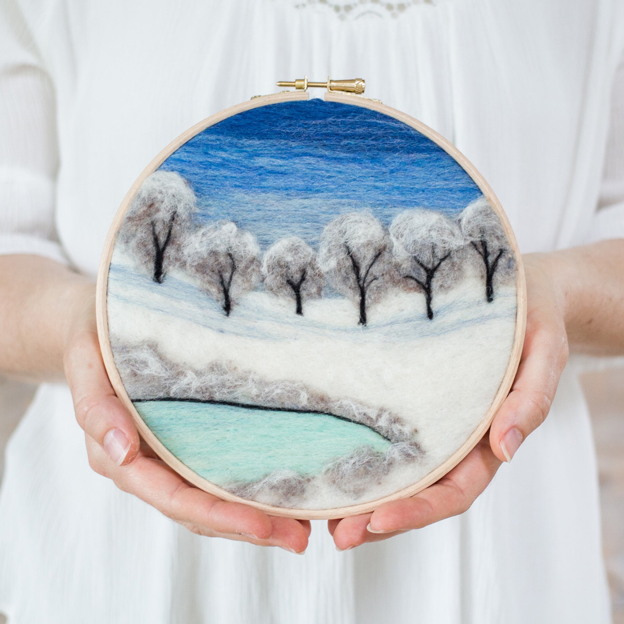 Painting with Wool Kits– Felted Sky